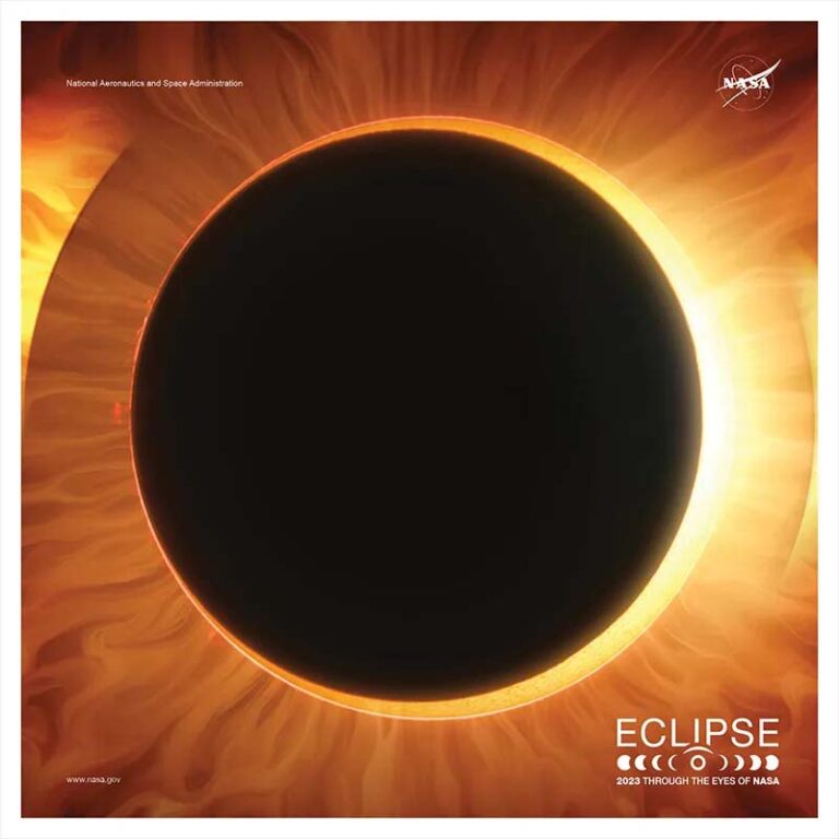 2023 Annular Solar Eclipse Poster - DesertUSA